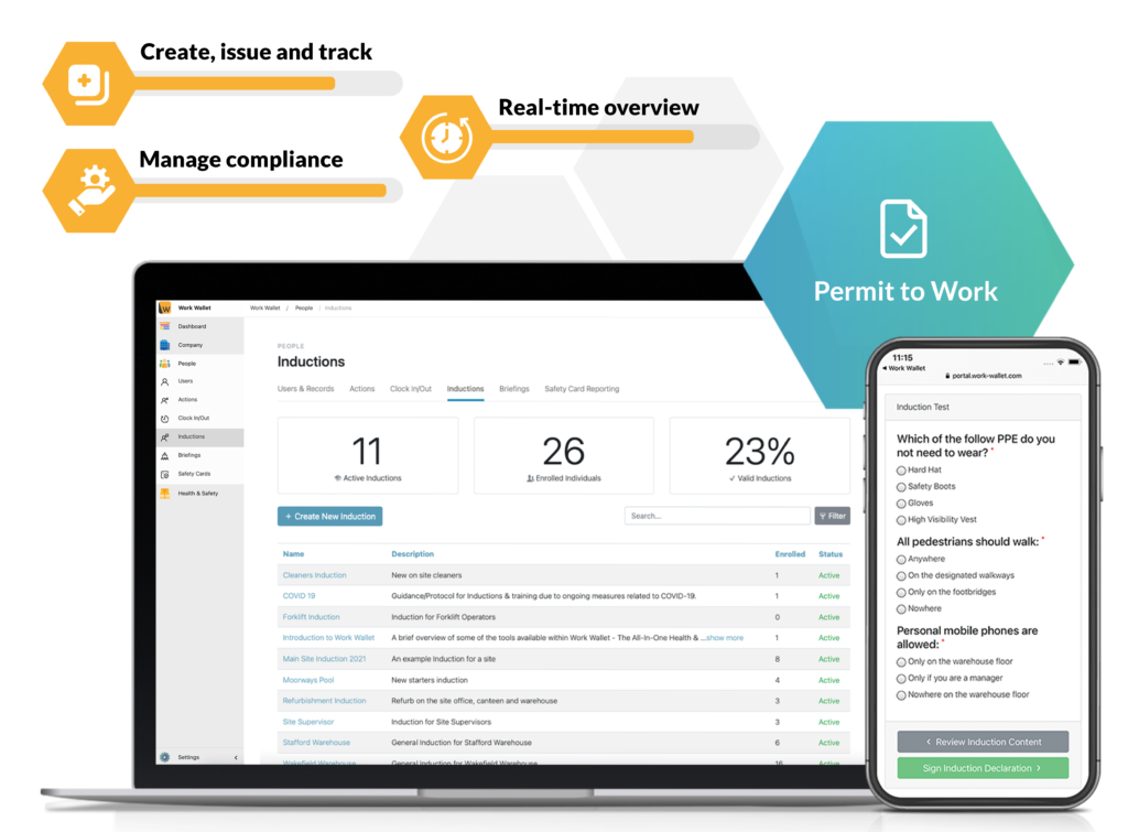 Successes in 2021 for Work Wallet's health and safety software