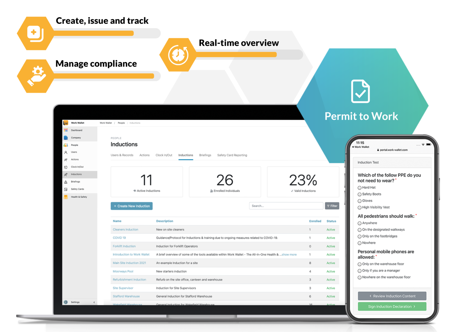 Successes in 2021 for Work Wallet's health and safety software